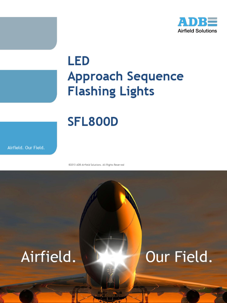 SFL800D Approach Flashing Light System | PDF | Electrical Components ...
