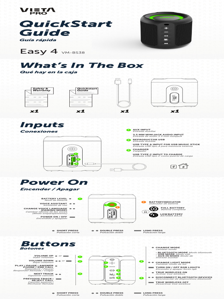 VM Bs38 Easy4 Quickstart v5 | PDF | Ingenieria Eléctrica | Electrónica
