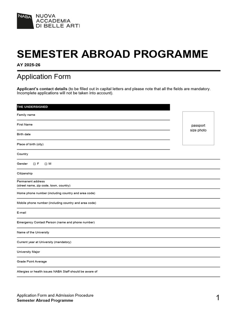 Semester Abroad Application Guide 2025-26 | PDF | Graphic Design