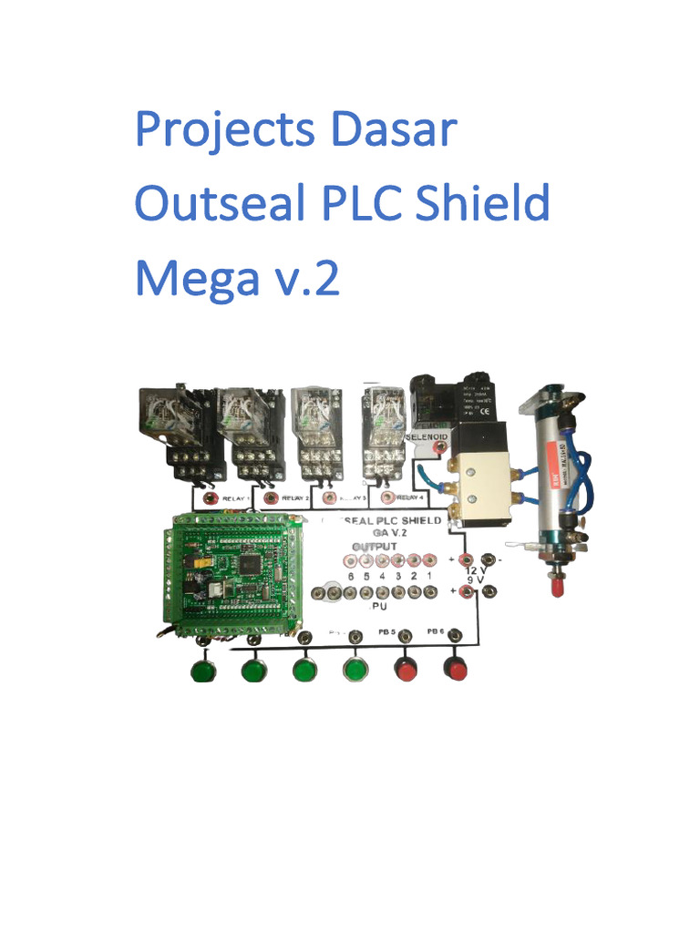 Proyek Outseal PLC Shield Mega v.2 | PDF