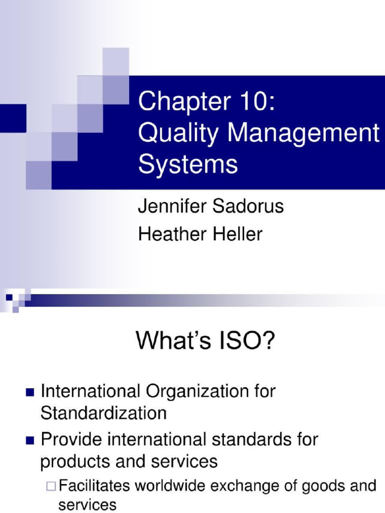 Inisiasi 3 Quality Manajemen System (ISO) | PDF