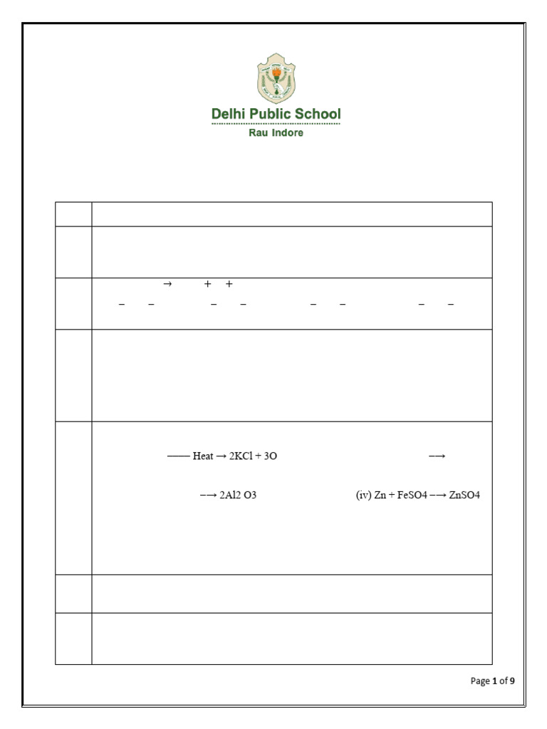 Class 10th Sample Paper Half Yearly - Science | PDF | Light | Eye