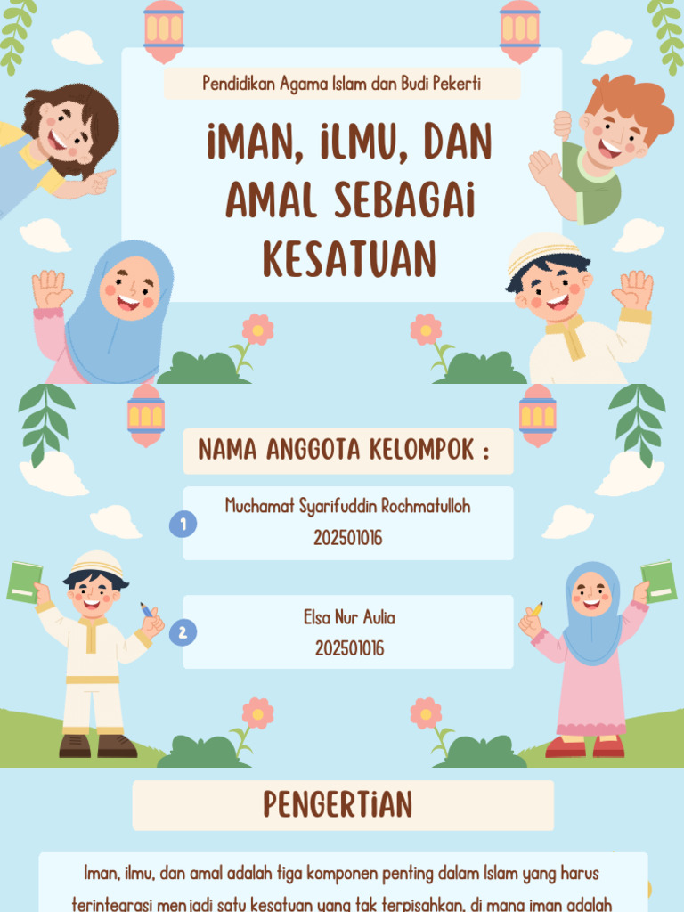 Integrasi Iman, Ilmu, dan Amal dalam Islam | PDF