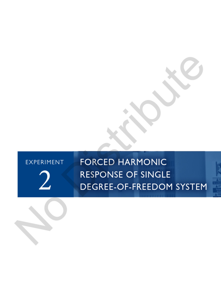 Mech 375 Lab Manual Extract (27-31) | PDF | Damping | Resonance