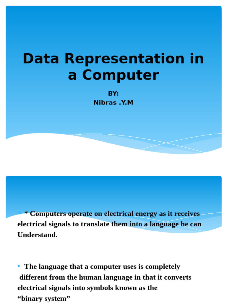 11.lec - Data Representation in A Computer | PDF
