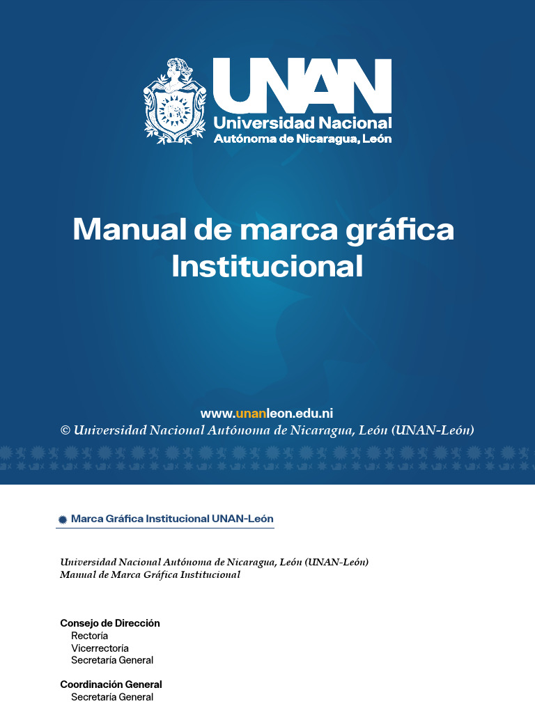 Manual de Marca UNAN-León | PDF | Color | Azul