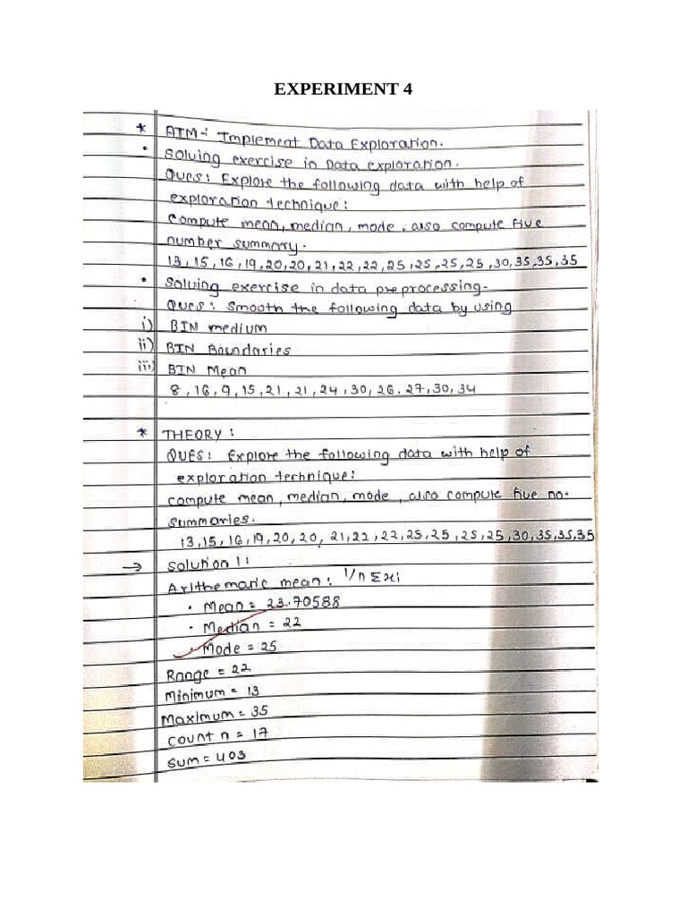 Dwm Lab Manual Write Up (1) | PDF | Command Line Interface | Statistical Classification