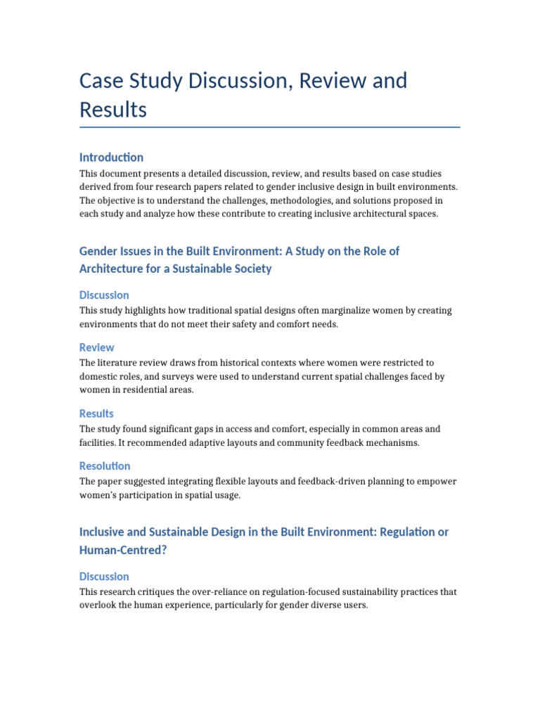 Gender Inclusive Design Case Studies | PDF | Usability | Governance