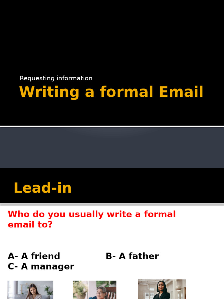 How to Write a Formal Email | PDF