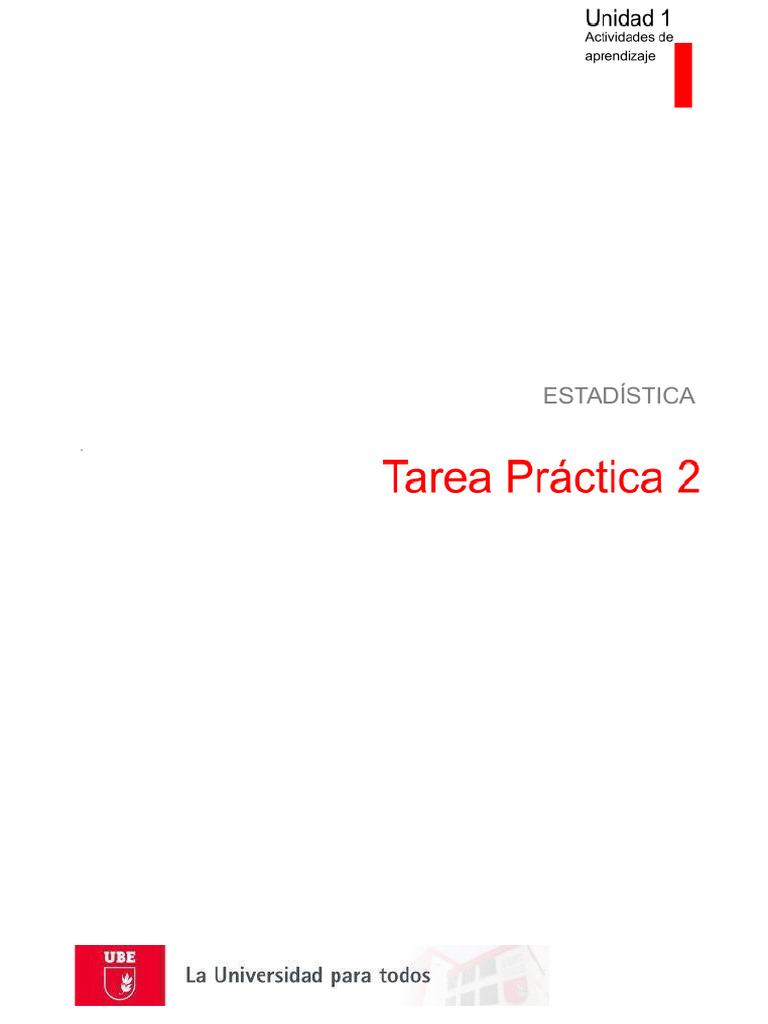 Tarea 2 U1.docx (9) | PDF | Estadísticas