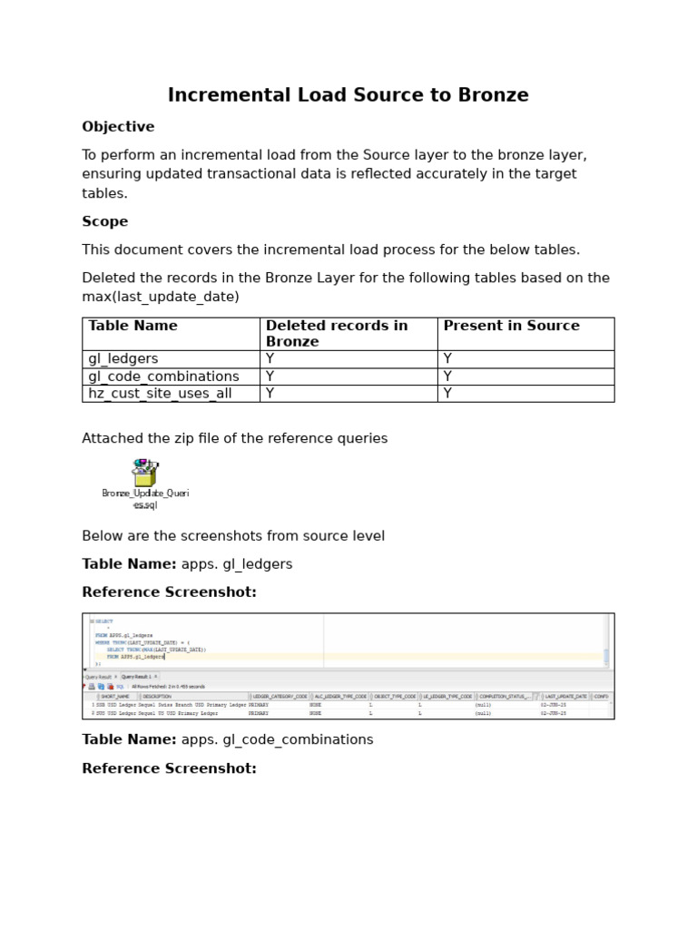 Incremental Load Source To Bronze | PDF | Computer Data | Information ...
