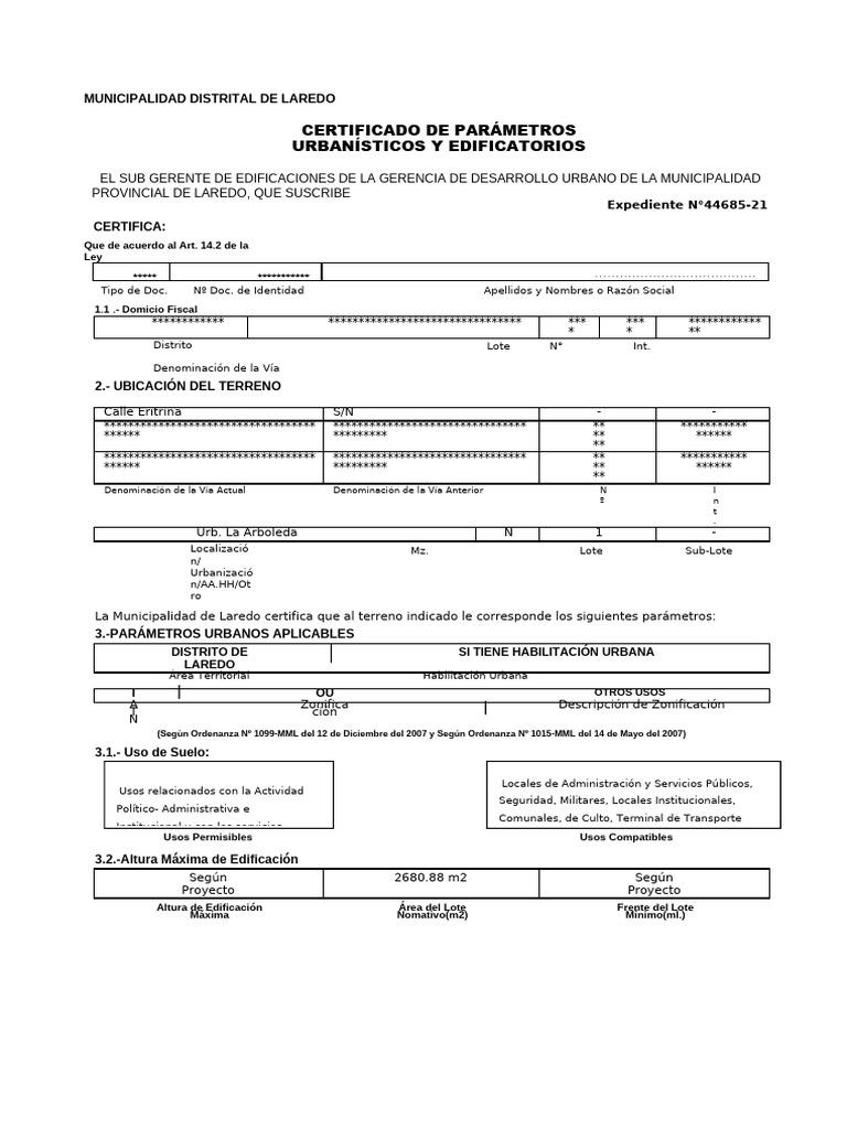 Urbanisticos - Ou (Otros Usos) Atn I | PDF | Zonificación