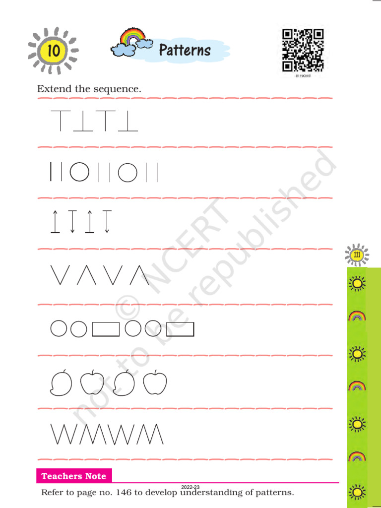 Sequence and Pattern Exercises | PDF