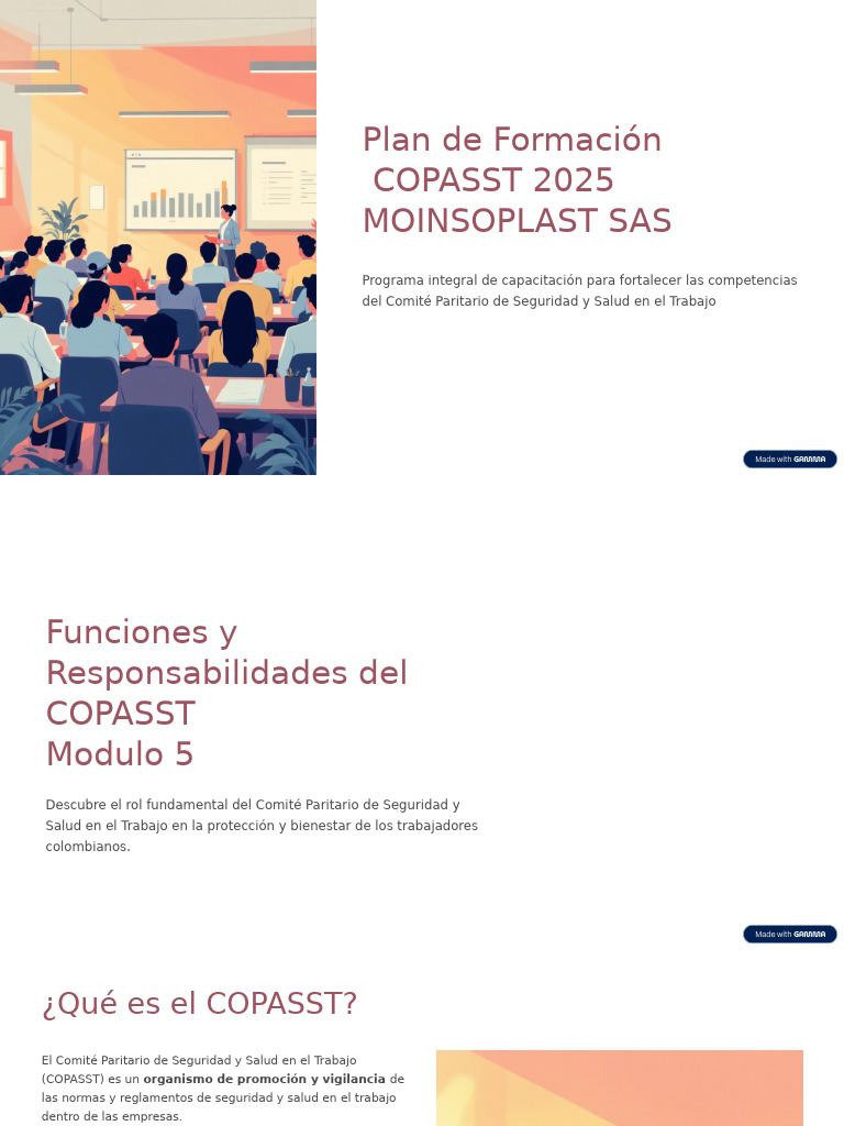 Modulo 5 Funciones y Responsabilidades Copasst | PDF | Valores