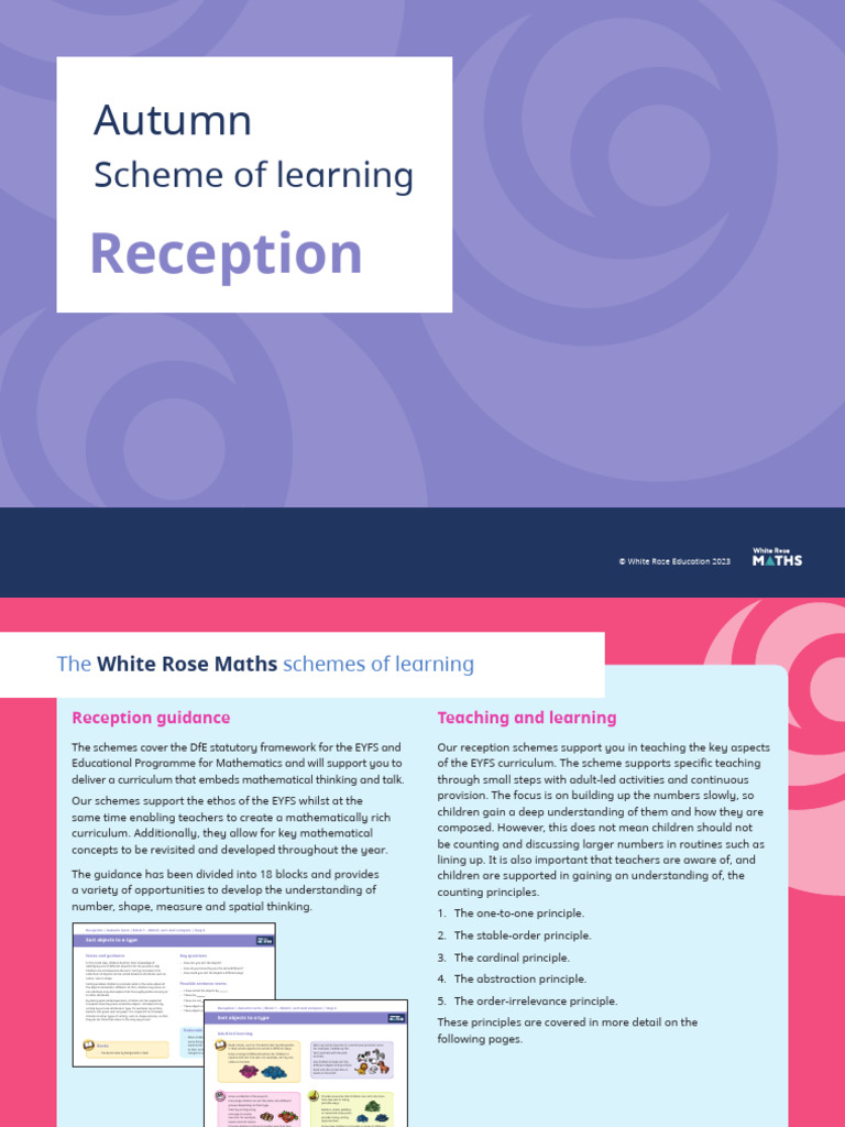 Reception Autumn Term Schemes | PDF | Curriculum | Cognition