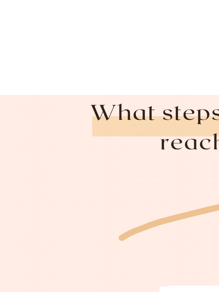Steps To Success | PDF