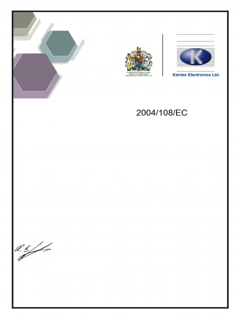 EMC Compliance Declaration for Sigma XT | PDF