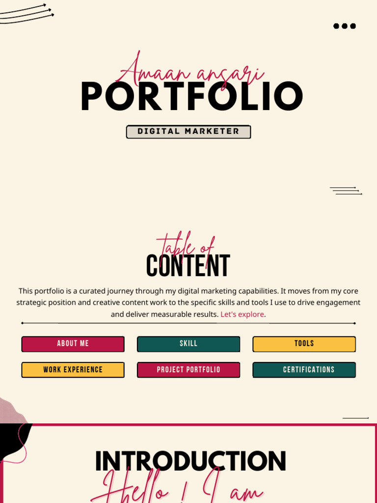 Amaan Ansari's DM Portfolio - 20251025 - 011034 - 0000 | PDF | Digital Marketing | Search Engine ...