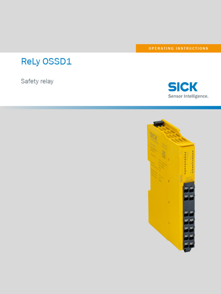 ReLy OSSD1 Safety Relay Instructions | PDF | Electrical Engineering ...