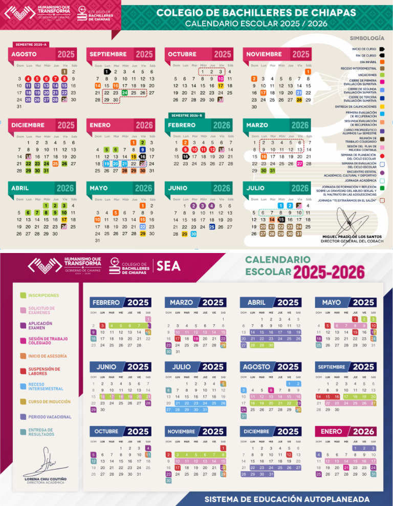 Calendario Escolar 2025-2026 | PDF