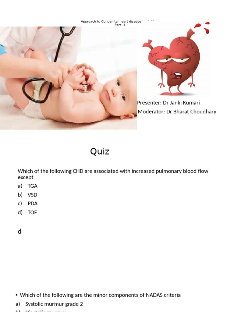 Congenital Heart Disease in Children: Overview | PDF | Congenital Heart ...