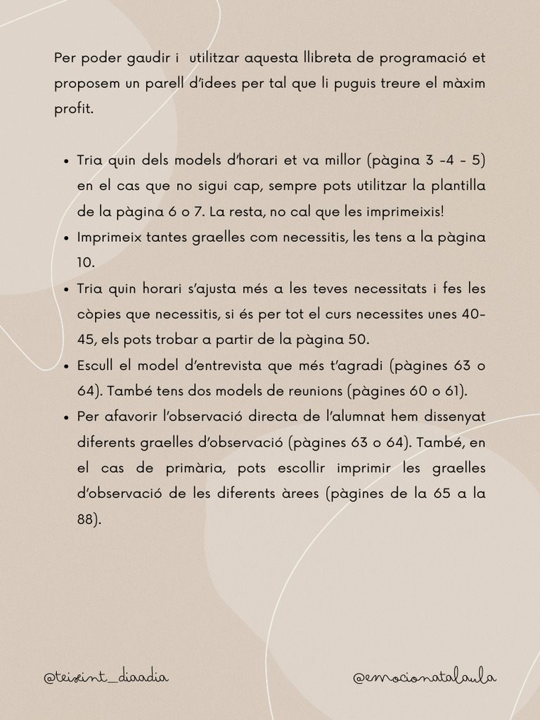 Idees Llibreta Programació | PDF