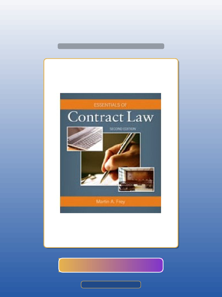 Answers For Essentials of Contract Law 2nd Edition | PDF | Legal Remedy ...