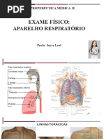 Exame Físico do Tórax e Pectoriloquia | PDF | Pulmão | Respiração