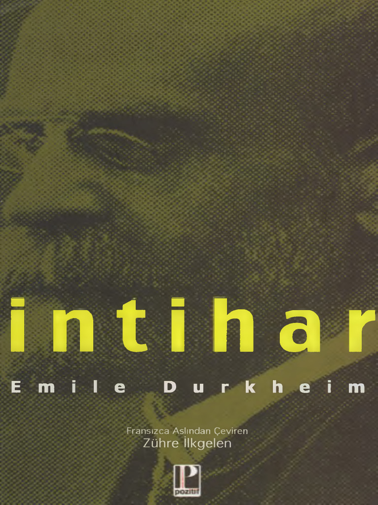 Emile Durkheim İntihar (Pozitif Yayınları) | PDF