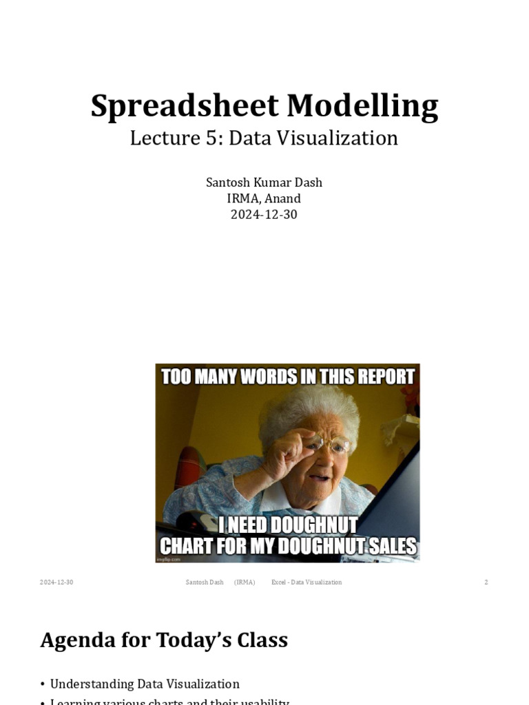Lecture5 Data Visualization | PDF | Pie Chart | Scatter Plot
