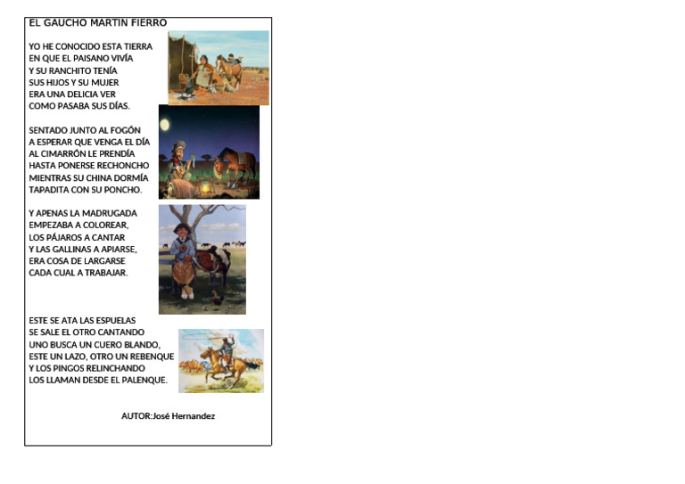 El Gaucho Martín Fierro | PDF