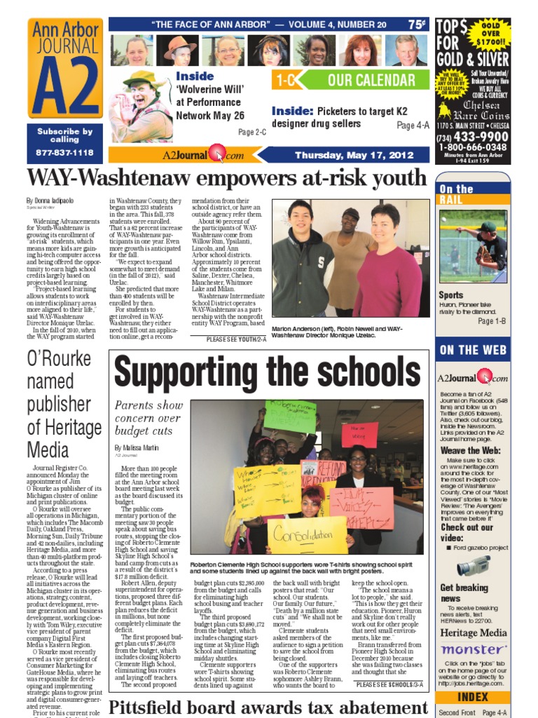 A2 Journal Front Page | PDF | Newspaper And Magazine | Business