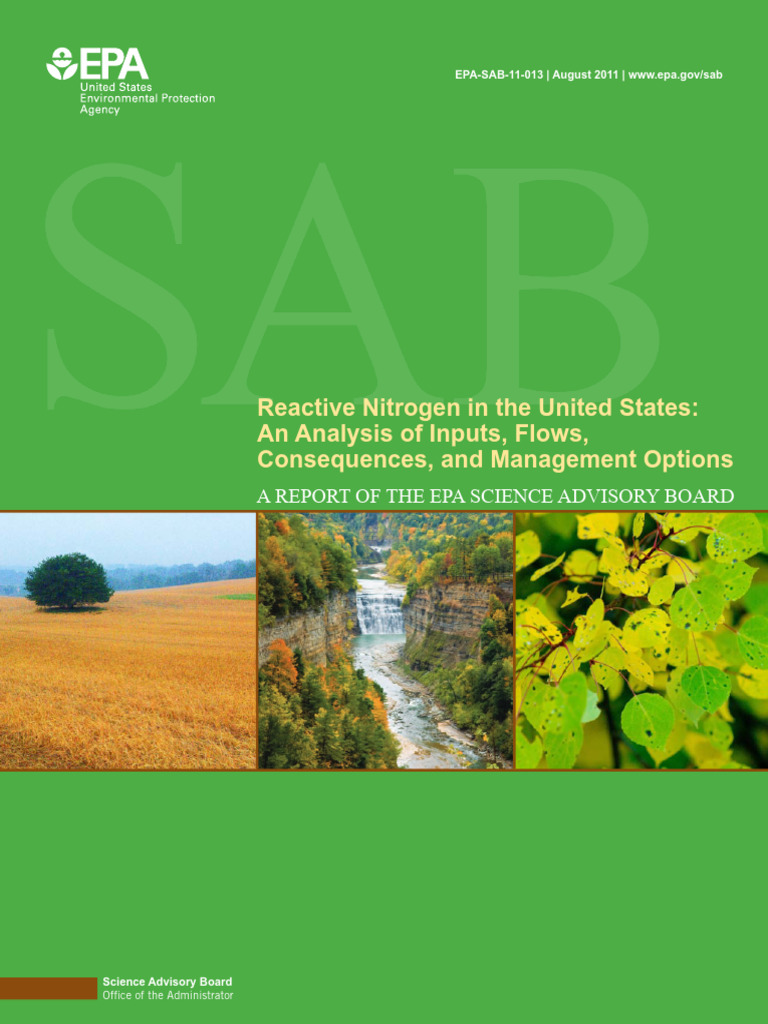 Managing Reactive Nitrogen in the U.S. | PDF | Nitrate | Nitric Acid