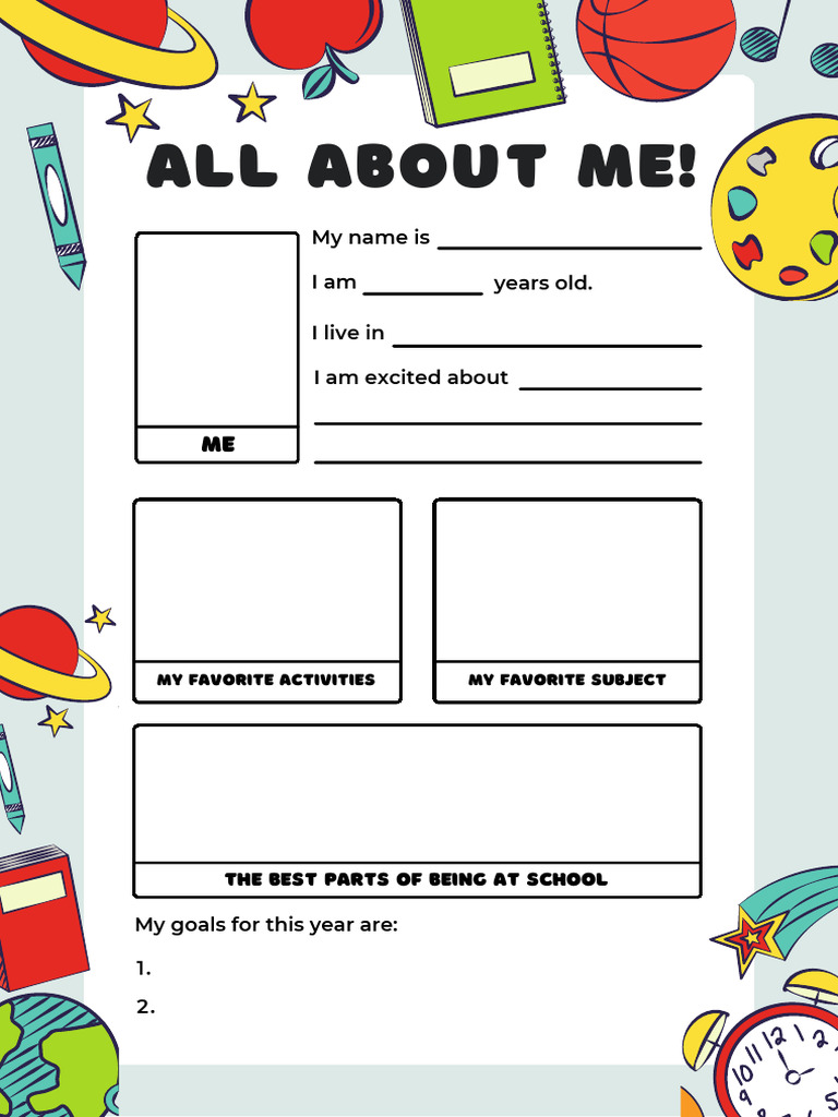 All About Me 2025-2026 - Copie | PDF