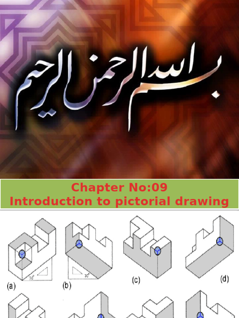 CH 09 Pictorial Drawing | PDF