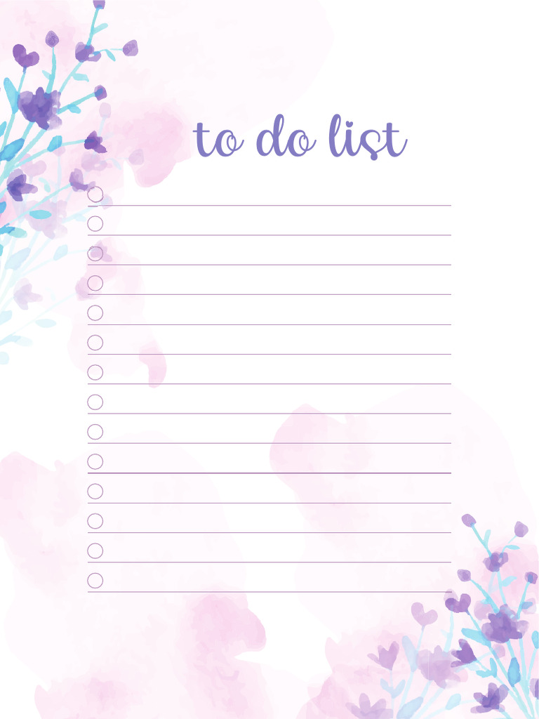 Hoja Planner Lila | PDF