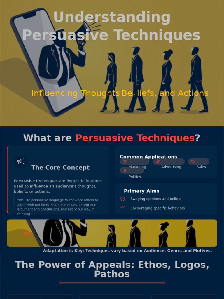 Persuasive Techniques | PDF | Persuasion | Social Psychology