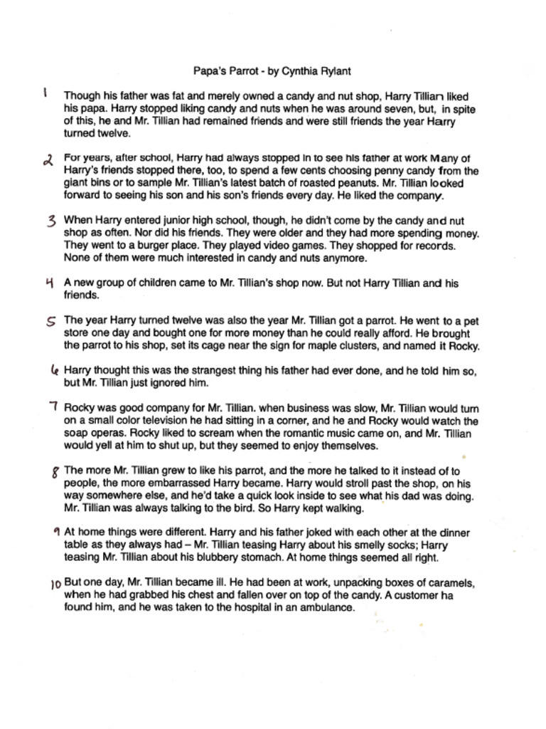 Papas Parrot | PDF