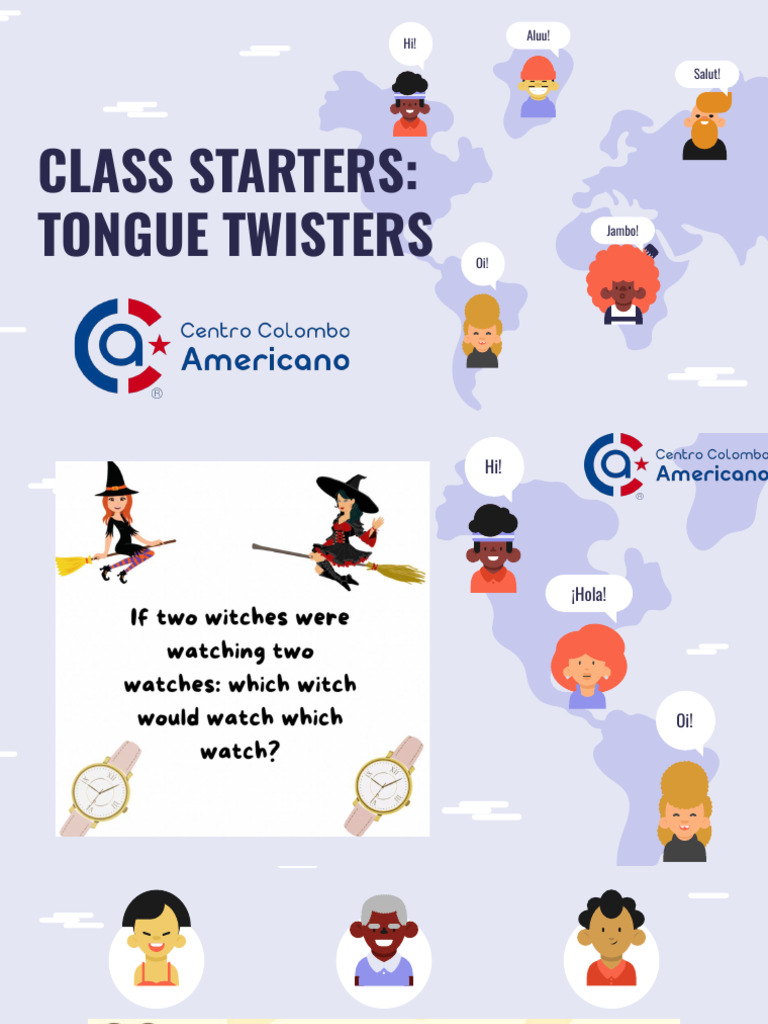 Class Starter - Tongue Twisters | PDF