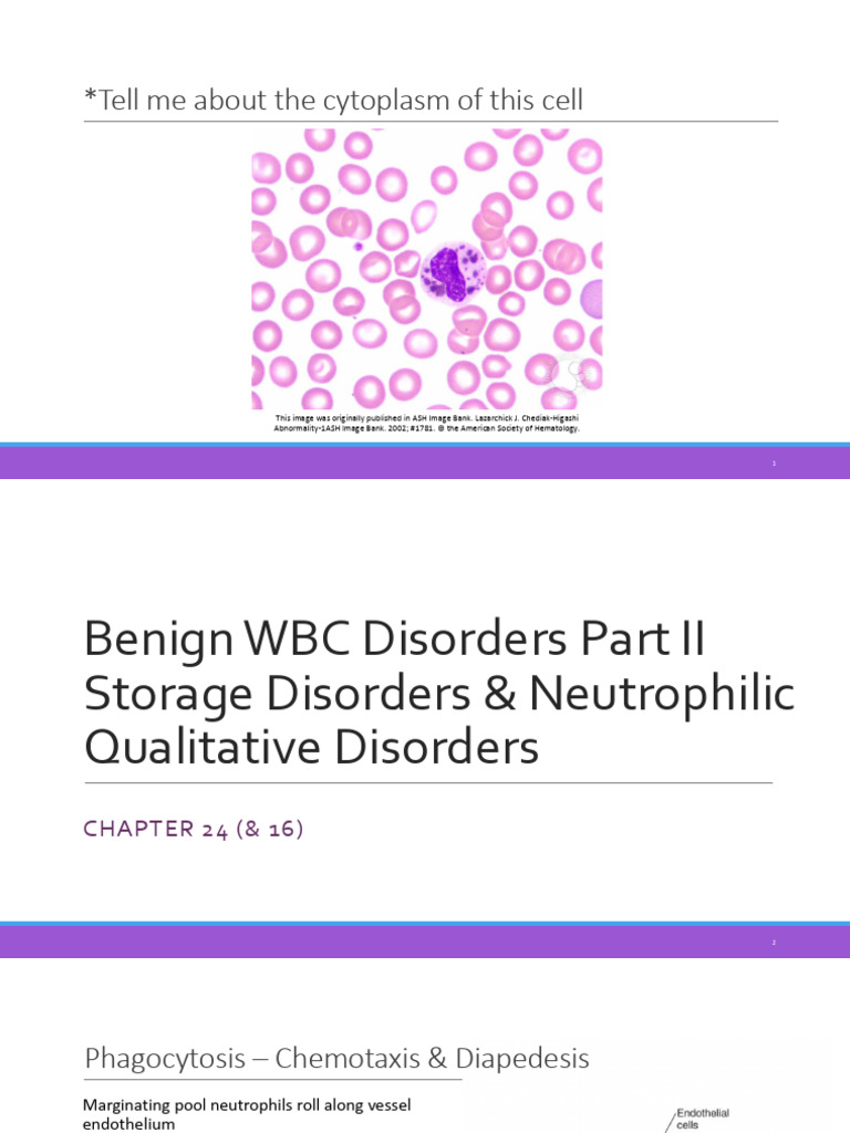 20 - Benign WBC Disorders Part II - Storage Diseases | PDF | Medical ...