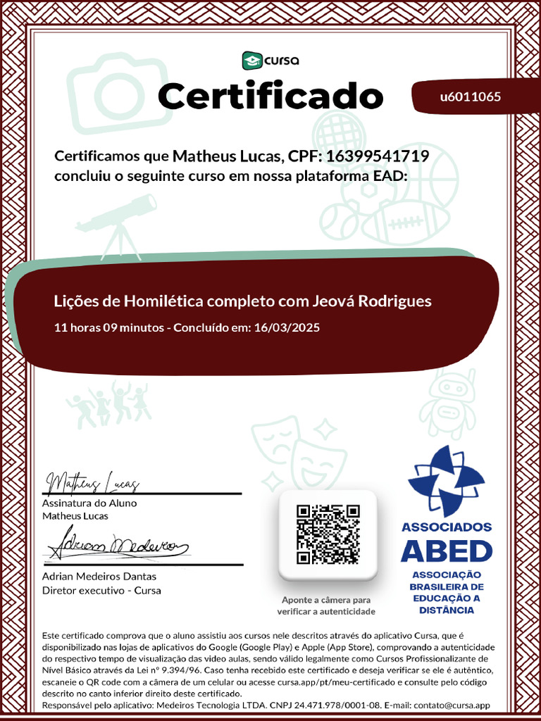 Certifica Do | PDF