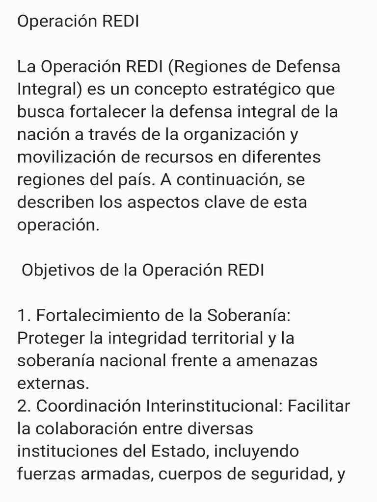 Defensa Integral de La Nación | PDF