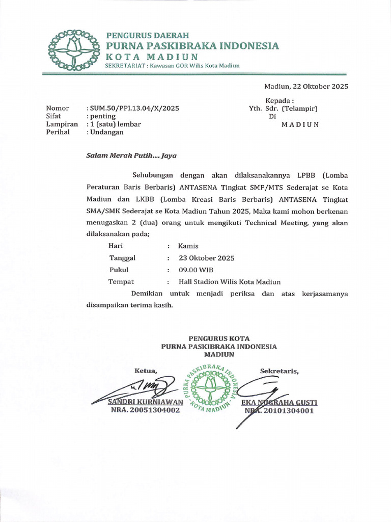 PPI Undangan | PDF