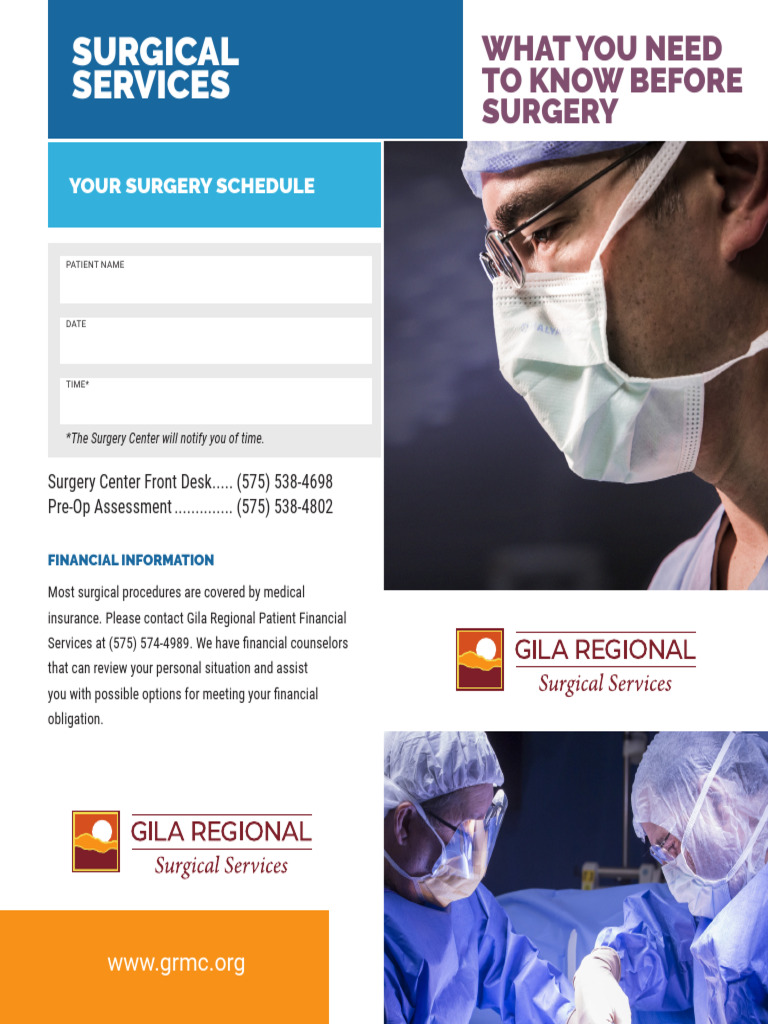 Essential Pre-Surgery Guidelines | PDF | Surgery | Medicine