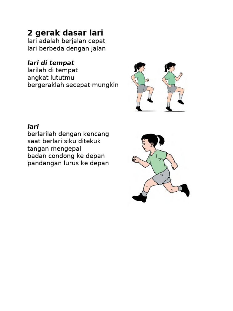 2 Gerak Dasar Lari | PDF