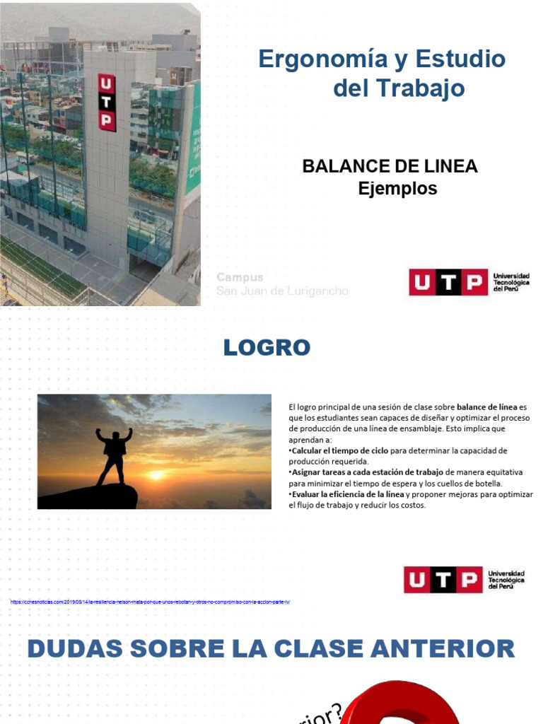s09 - S Ejemplos Balance de Linea Ob | PDF | Economias