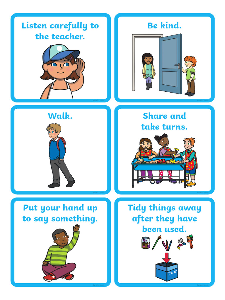 Classroom Rules and Consequences Guide | PDF