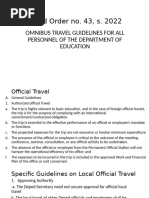 COA Guidelines on Travel Expenses 2024 | PDF