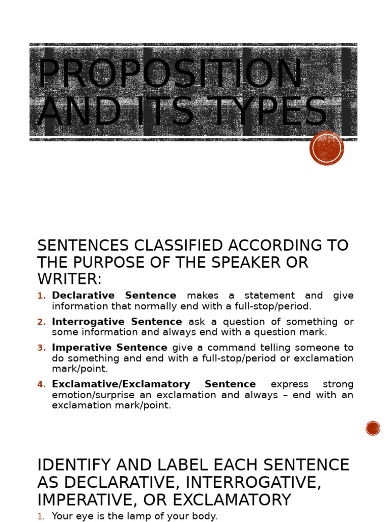 Proposition and Its Types | PDF | Proposition | Logic
