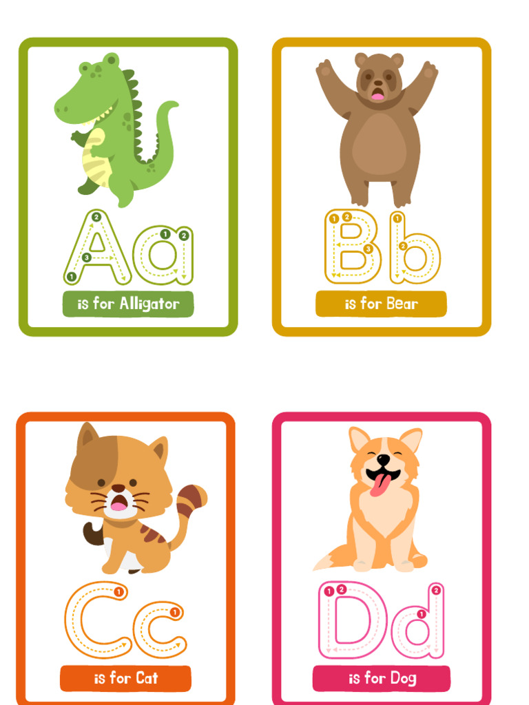 Alphabet Flashcard | PDF
